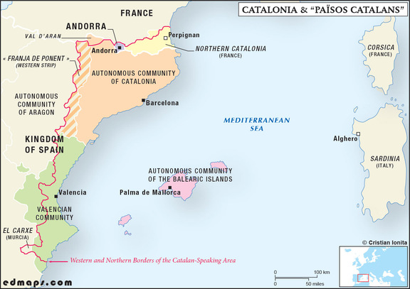 Catalonia in Seven Maps - Present History Maps